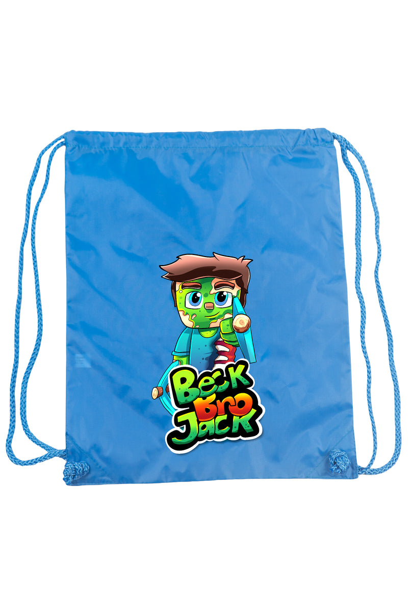 Drawstring Bag Royal Blue – BeckBroJack Merch