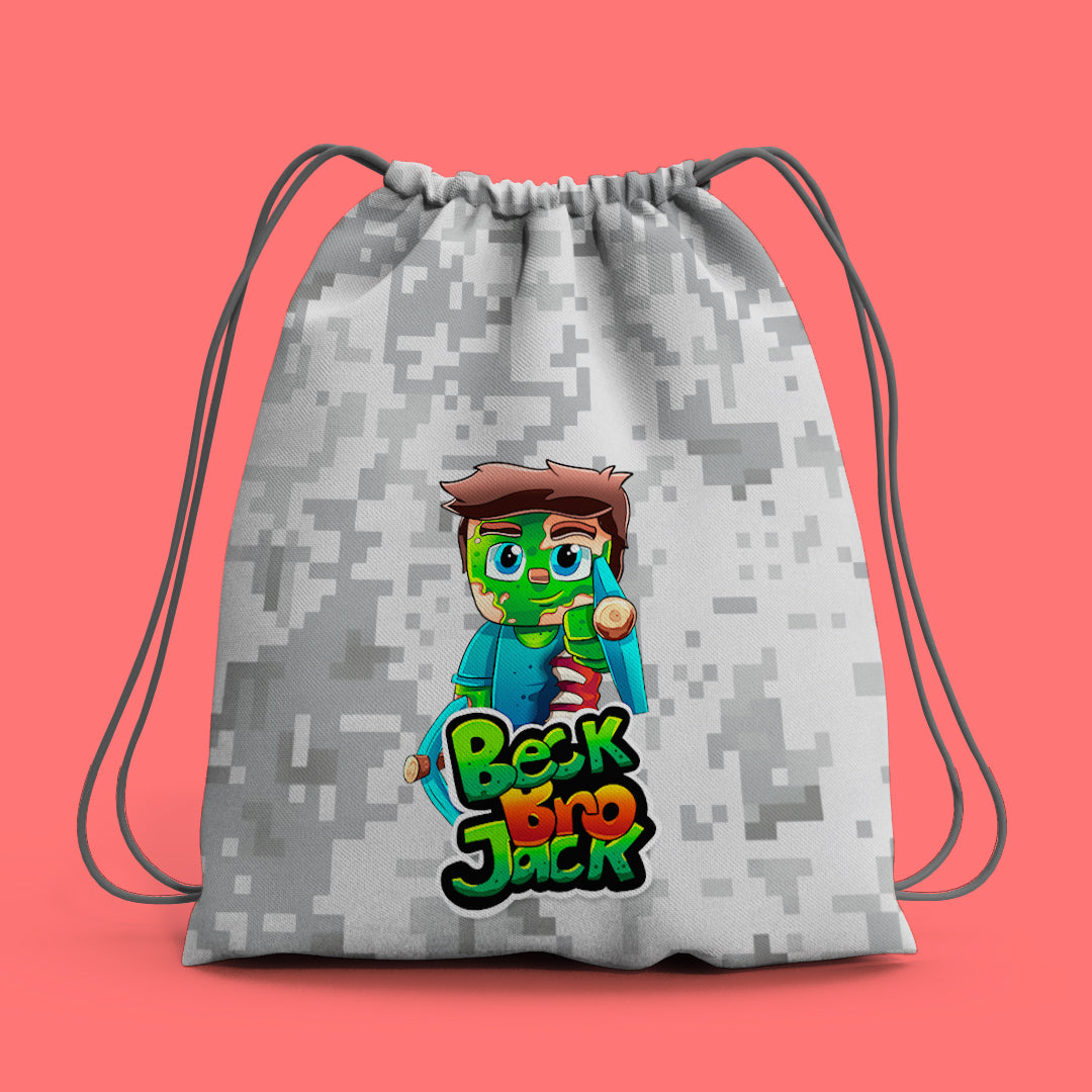 Drawstring Bag Camo – BeckBroJack Merch