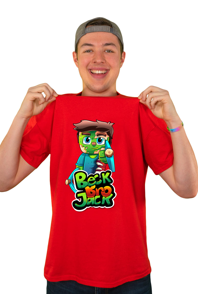 Red T-Shirt – BeckBroJack Merch